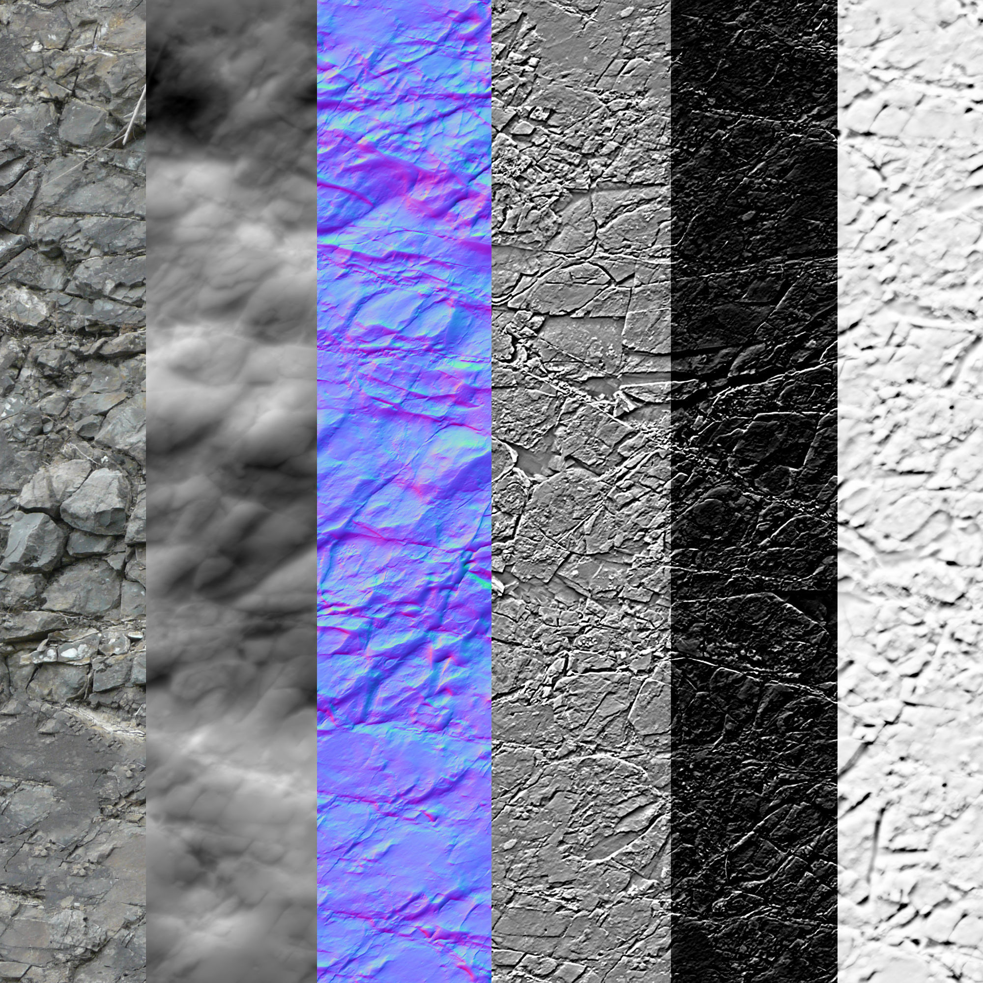 Pack of 20 Cliffs PBR Volume 1 Texture | CGTrader