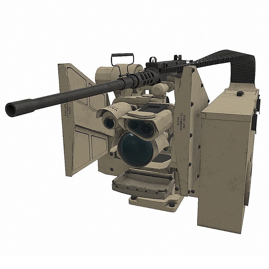 3D model CROWS KONGSBERG M2 VR / AR / low-poly | CGTrader