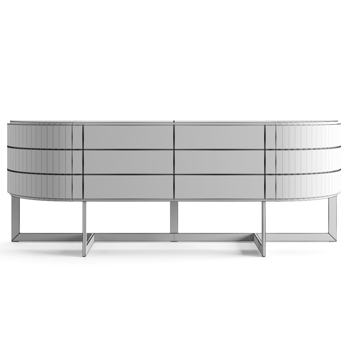 Potocco Diva Sideboard 3D model | CGTrader