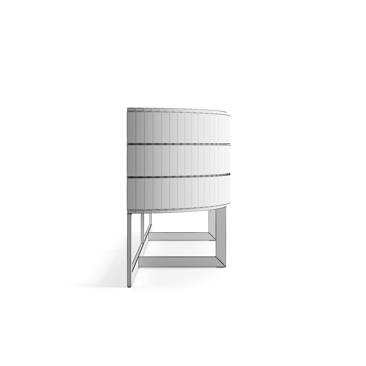 Potocco Diva Sideboard 3D model | CGTrader