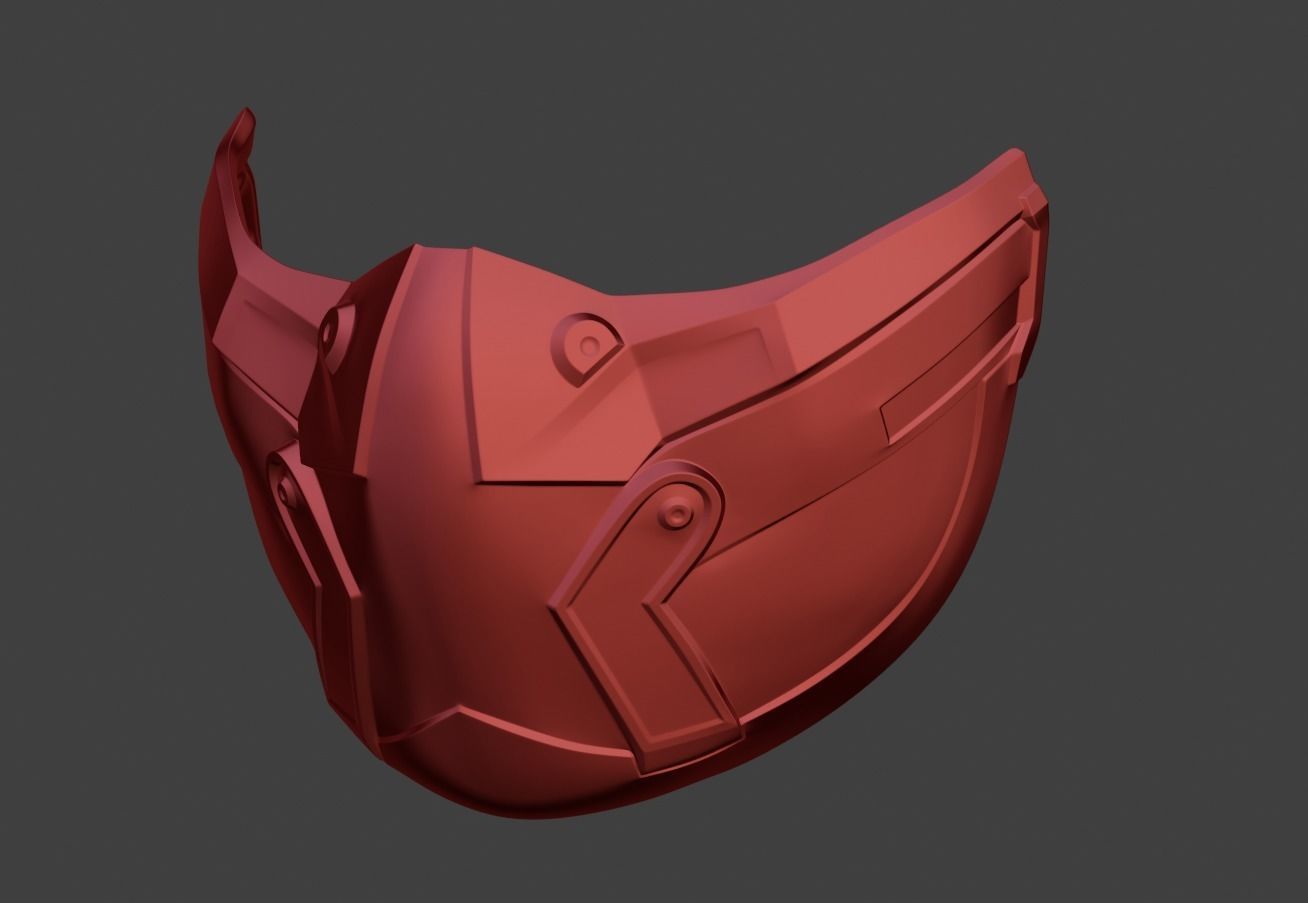 Skarlet KGB female mask for face from Mortal Kombat 11 3D model 3D ...