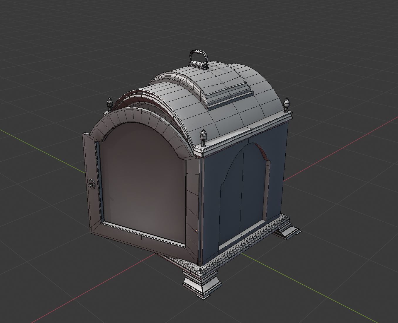 3D model Vintage Clock VR / AR / low-poly | CGTrader