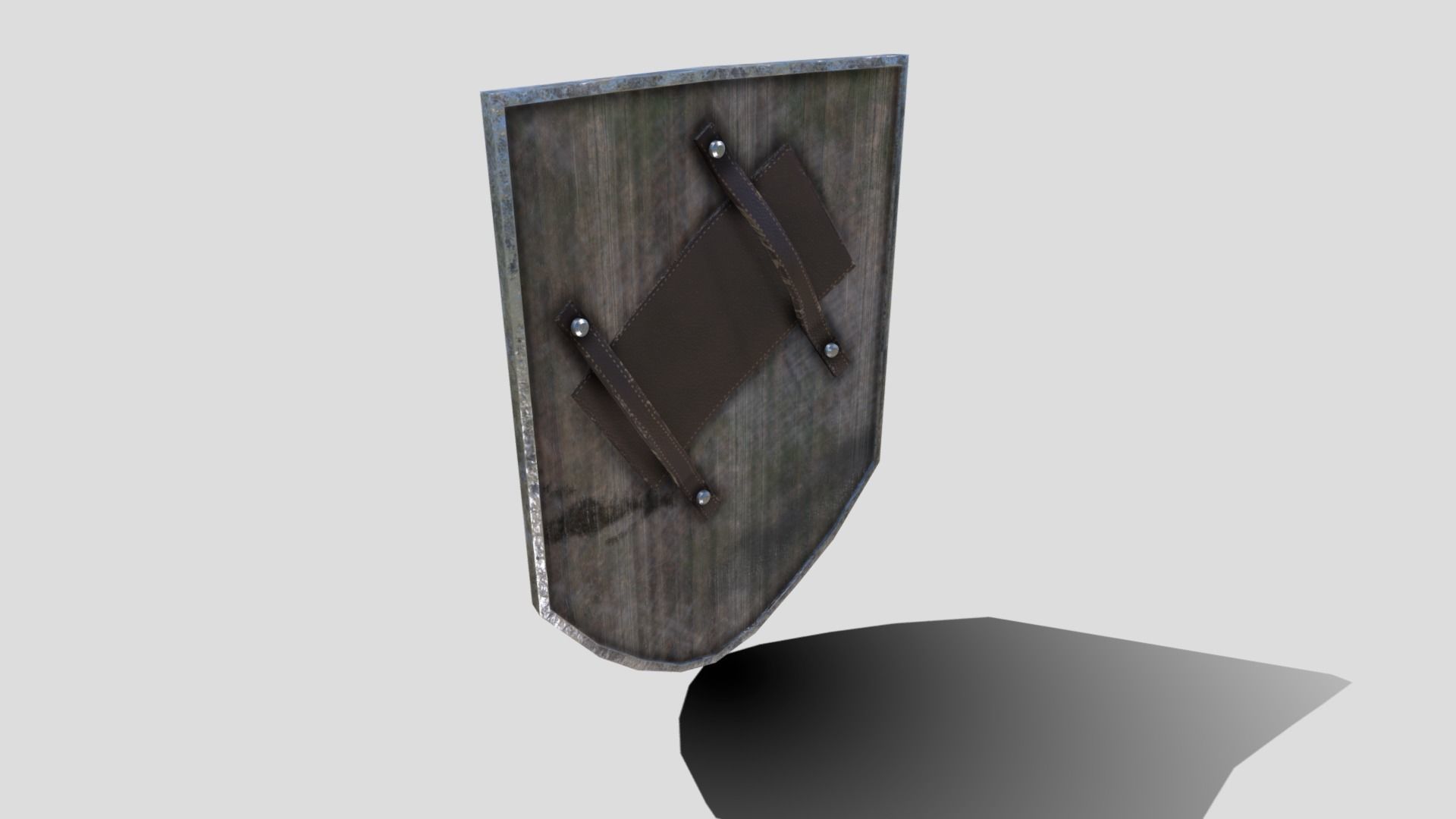3D model Medieval Heater Shield VR / AR / low-poly | CGTrader