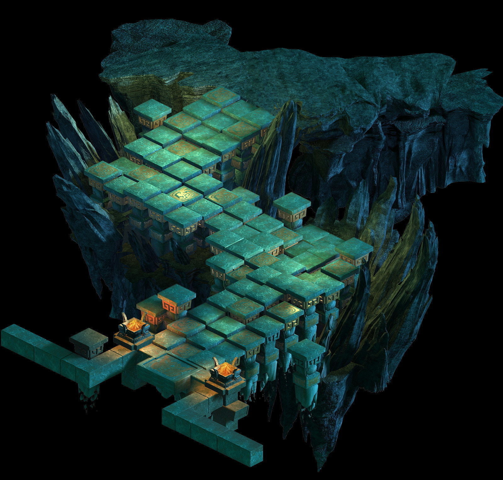 Model - underground palace mysterious soul ladder 3D model | CGTrader