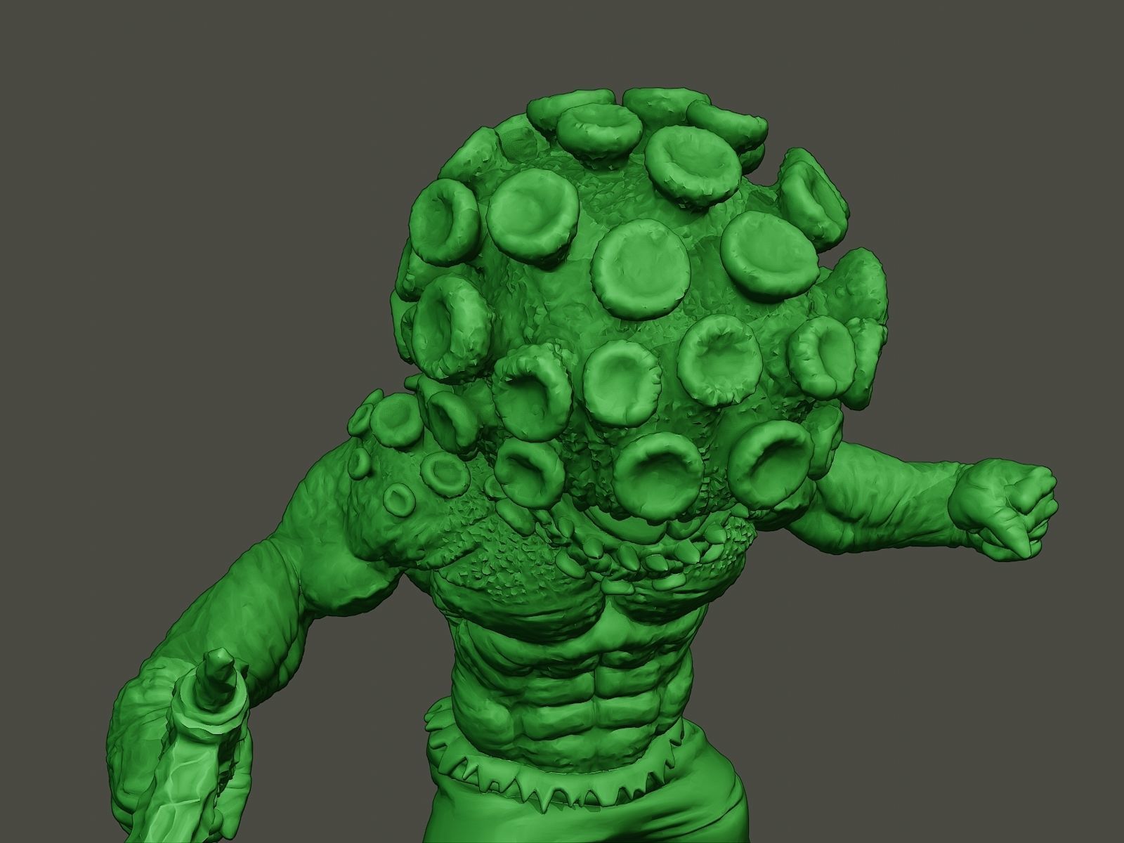 Humanoid virus 0007 3D model 3D printable | CGTrader