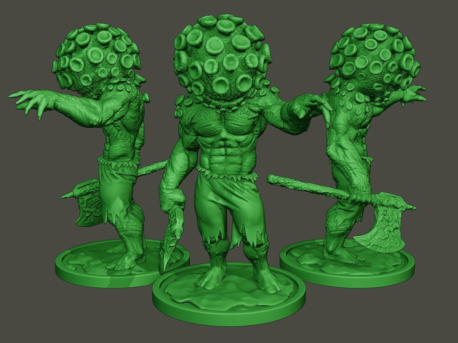 Humanoid virus 0008 3D model 3D printable | CGTrader