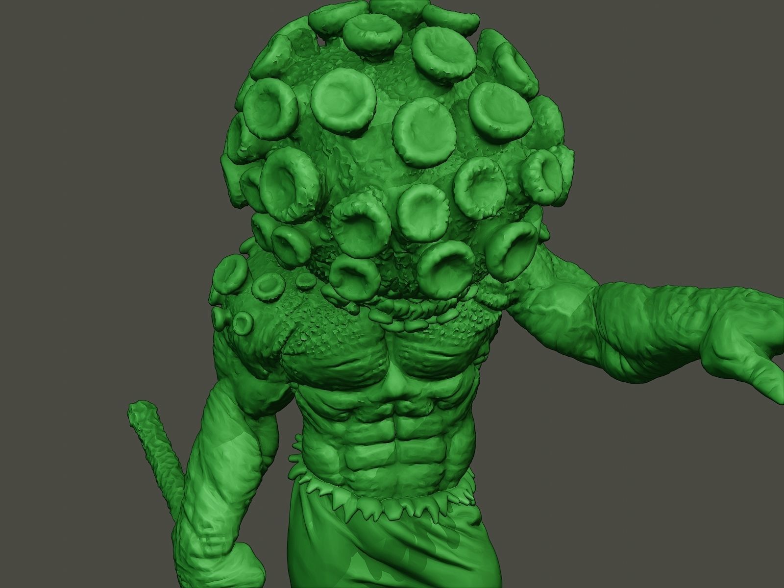 Humanoid virus 0008 3D model 3D printable | CGTrader