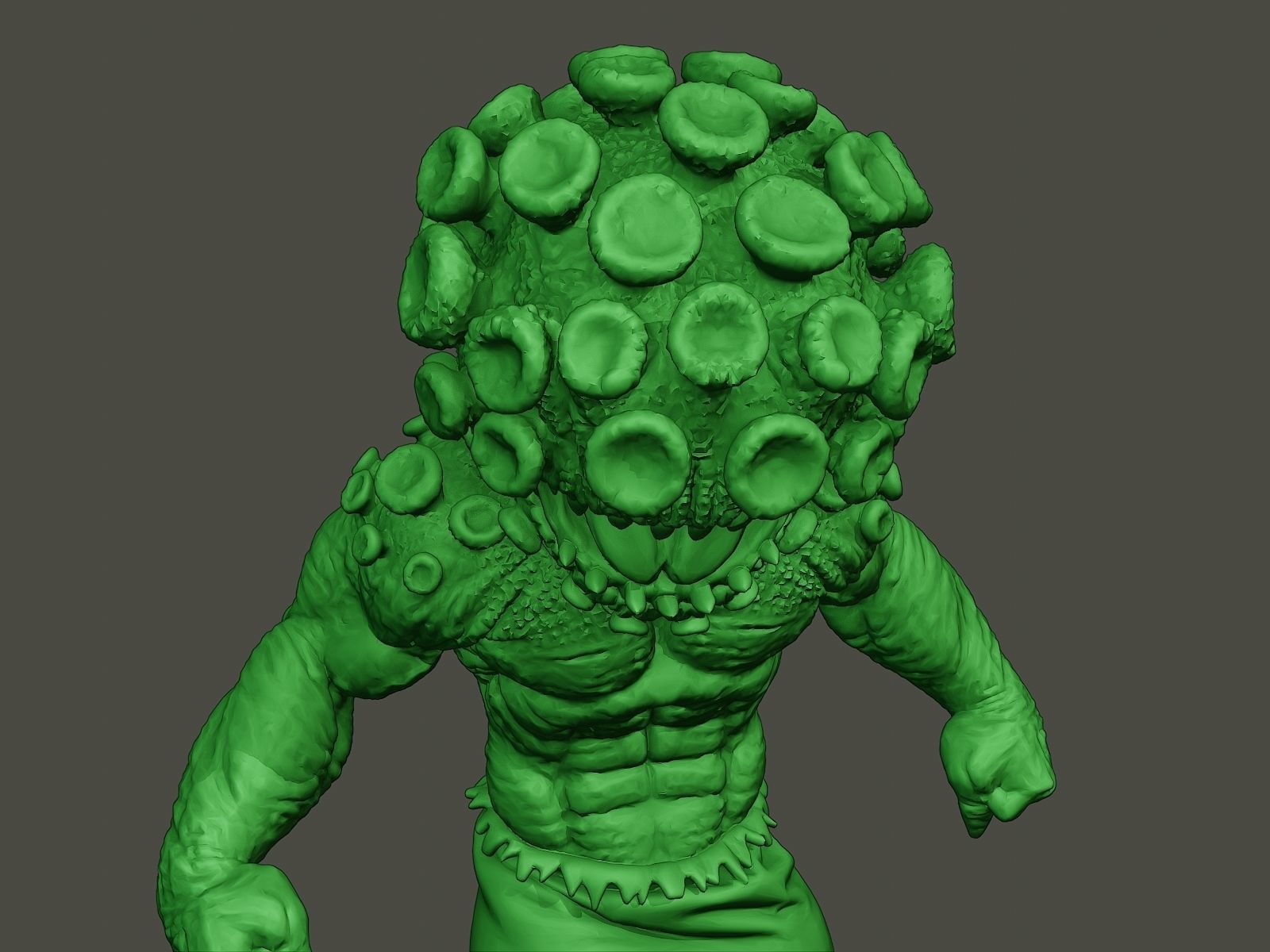 Humanoid virus 0012 3D model 3D printable | CGTrader