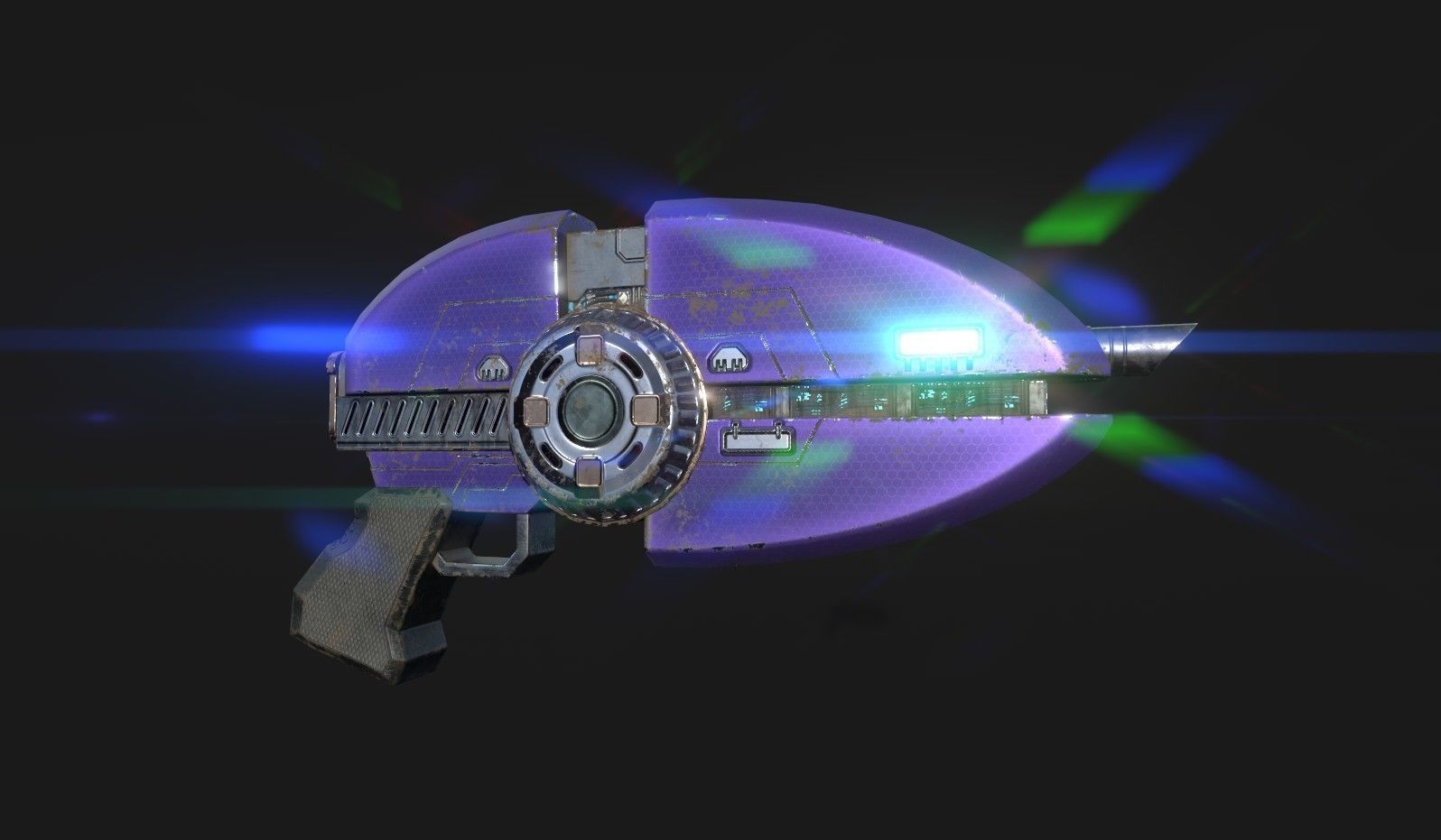 3D model Tauran Sci Fi Gun VR / AR / low-poly | CGTrader