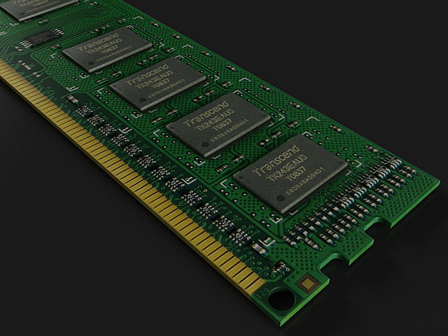 DDR3 Ram 3D Model MAX OBJ 3DS STL WRL WRZ | CGTrader.com