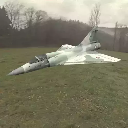3D model Dassault Mirage 2000 Fighter Jet VR / AR / low-poly | CGTrader