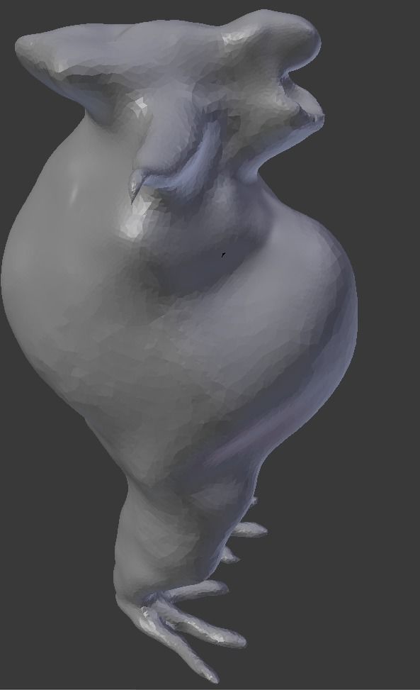 Fat Alien Character 3D model | CGTrader