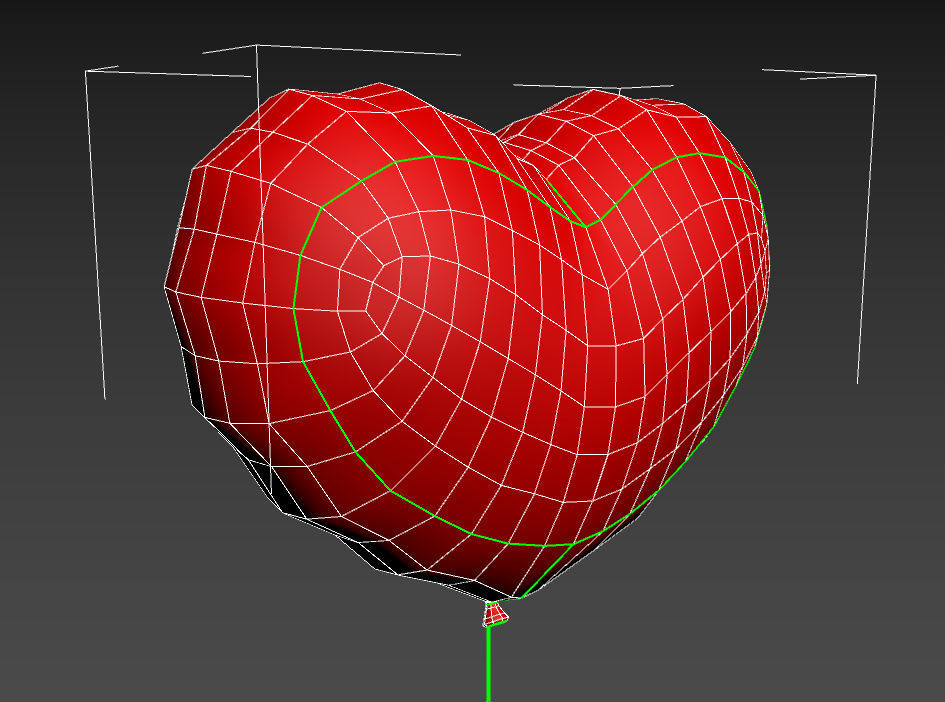 Heart Balloon 3D model | CGTrader