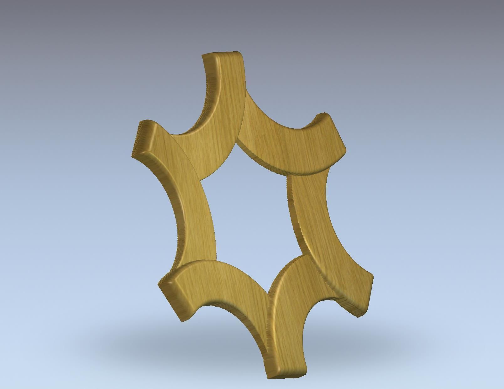 Modern Wood Frame free 3D model | CGTrader