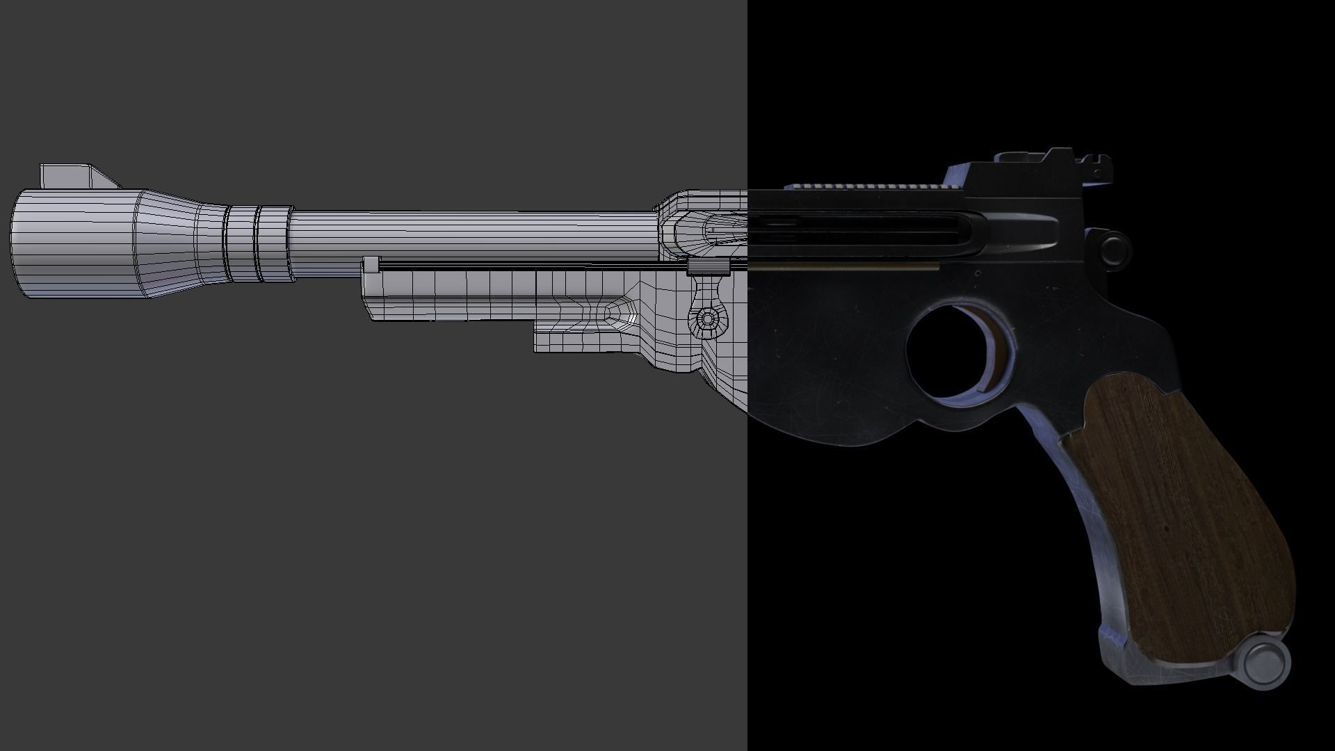 Mandalorian Blaster Star Wars 3D model | CGTrader