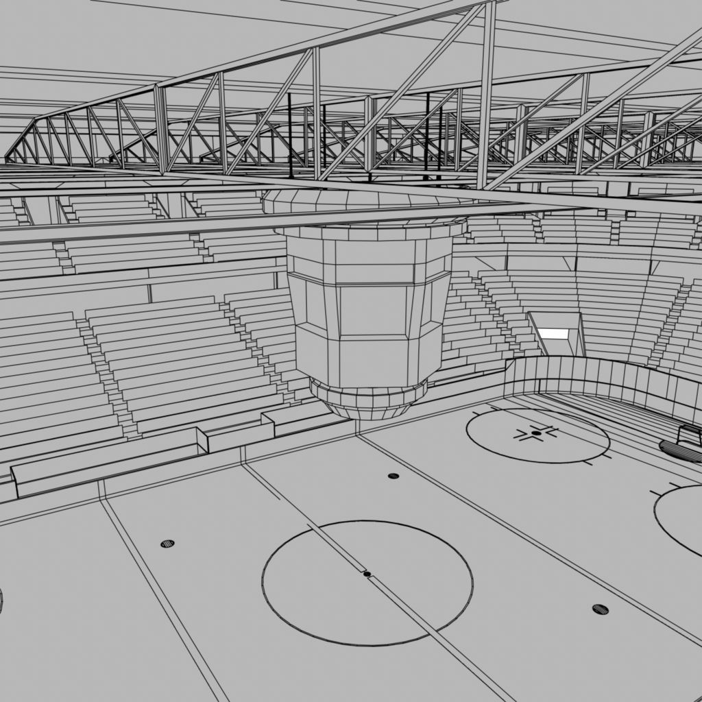 3D model Ice Hockey Stadium VR / AR / low-poly | CGTrader