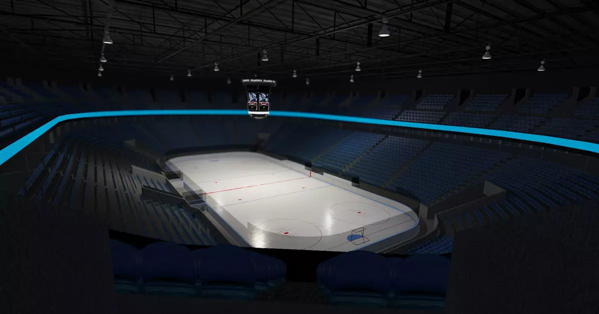 3D model Ice Hockey Stadium VR / AR / low-poly | CGTrader