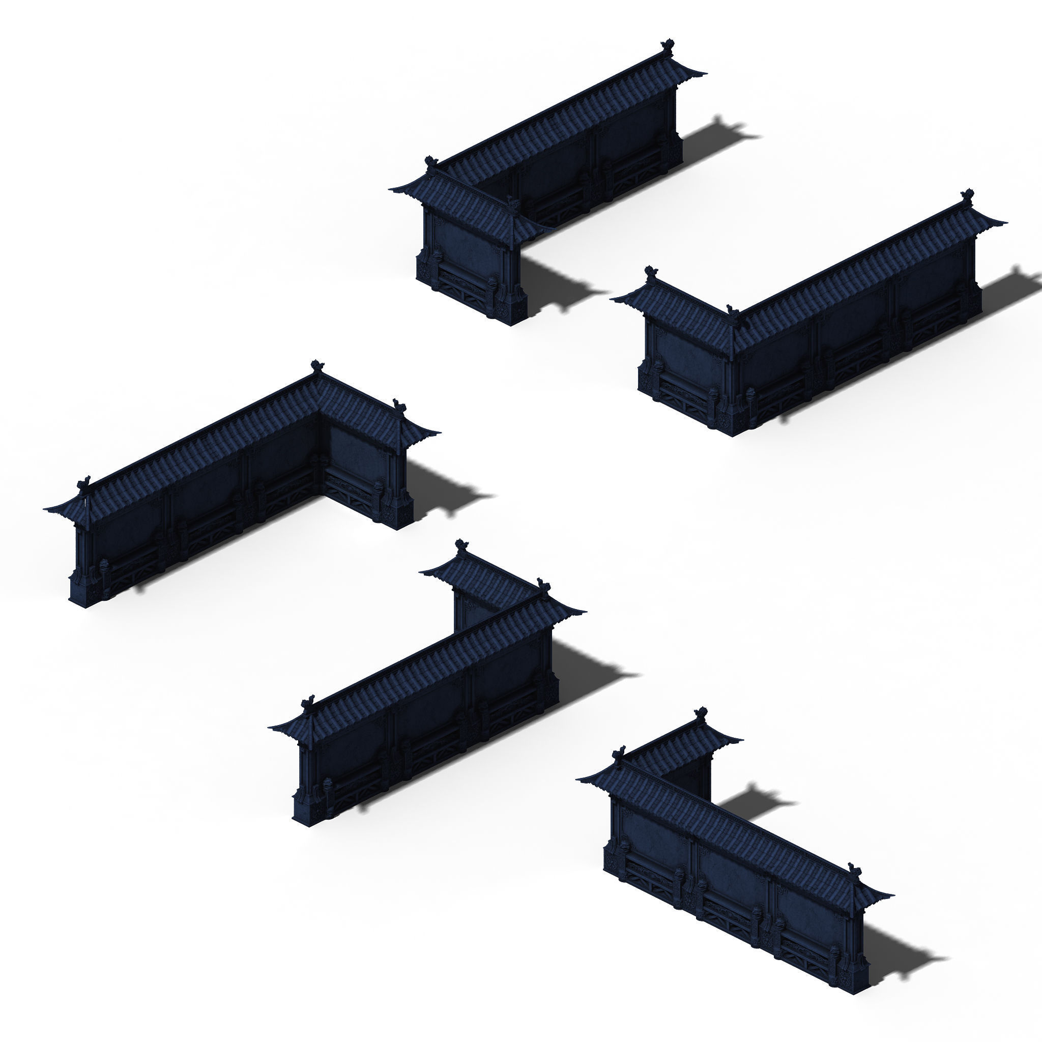 Building - stone chamber wall 02 3D model | CGTrader