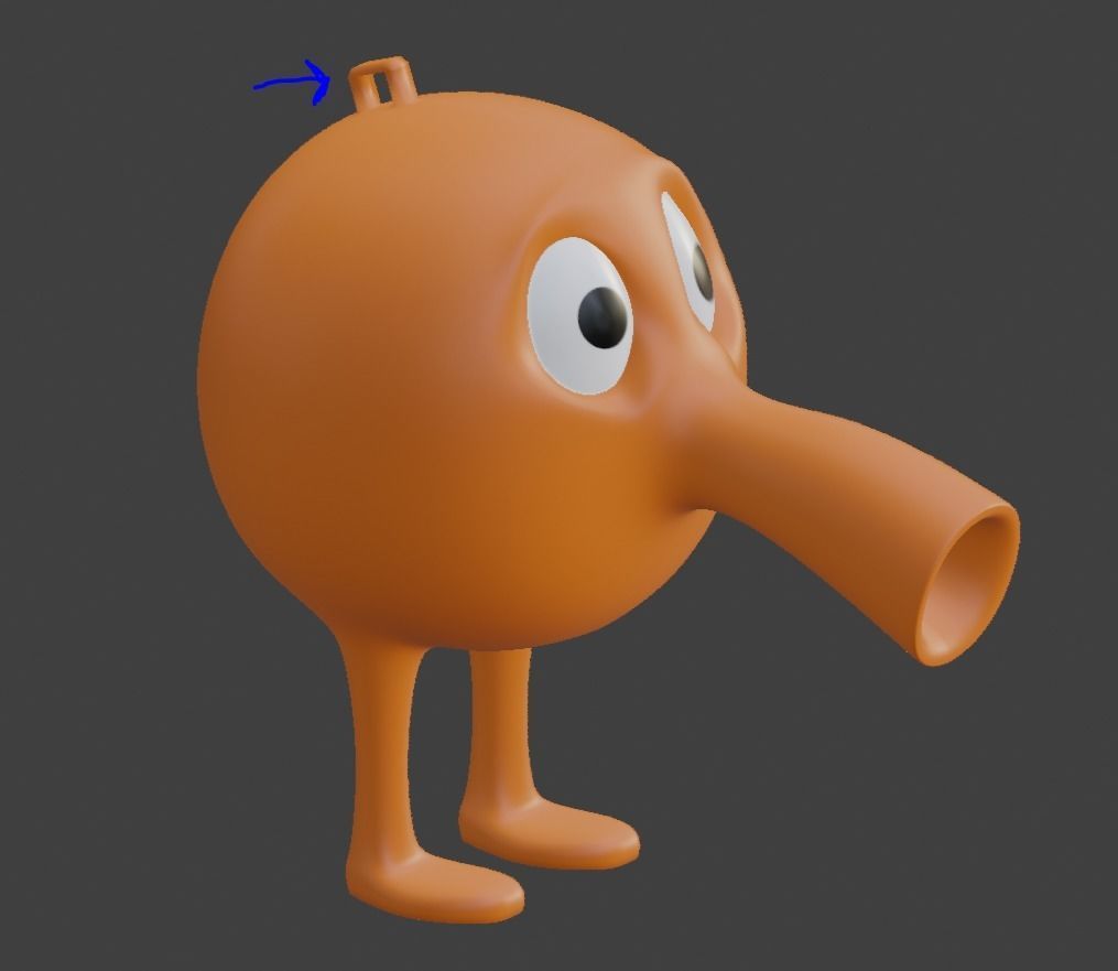 Wreck It Ralph Qbert 3D Print Model 3D model 3D printable | CGTrader