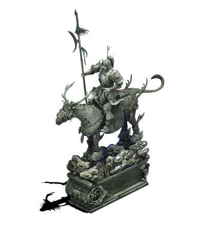 Temple of Mulan - statue 3D model | CGTrader