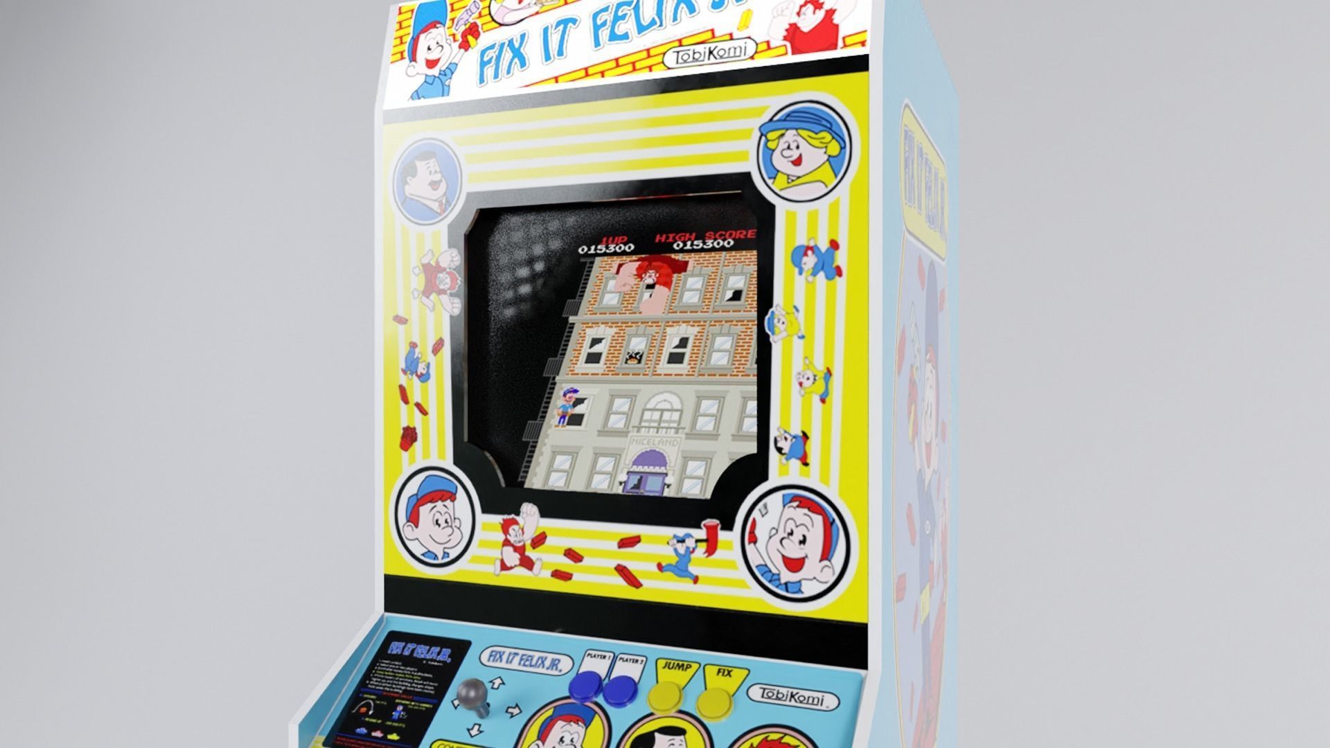 3D model wreck it ralph arcade cabinet VR / AR / low-poly | CGTrader