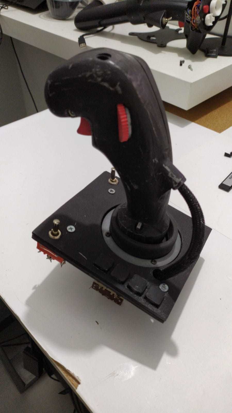 F-14B rio HCU stick and panel with electronics component 3D model 3D ...