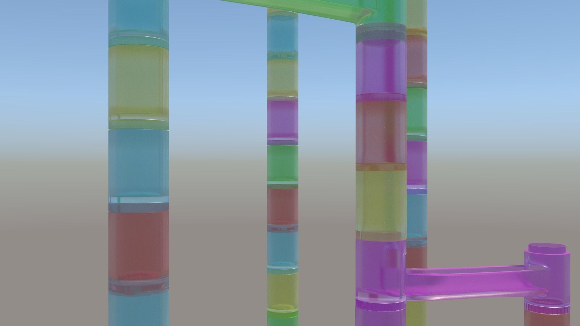 Marble Run free VR / AR / low-poly 3D model | CGTrader