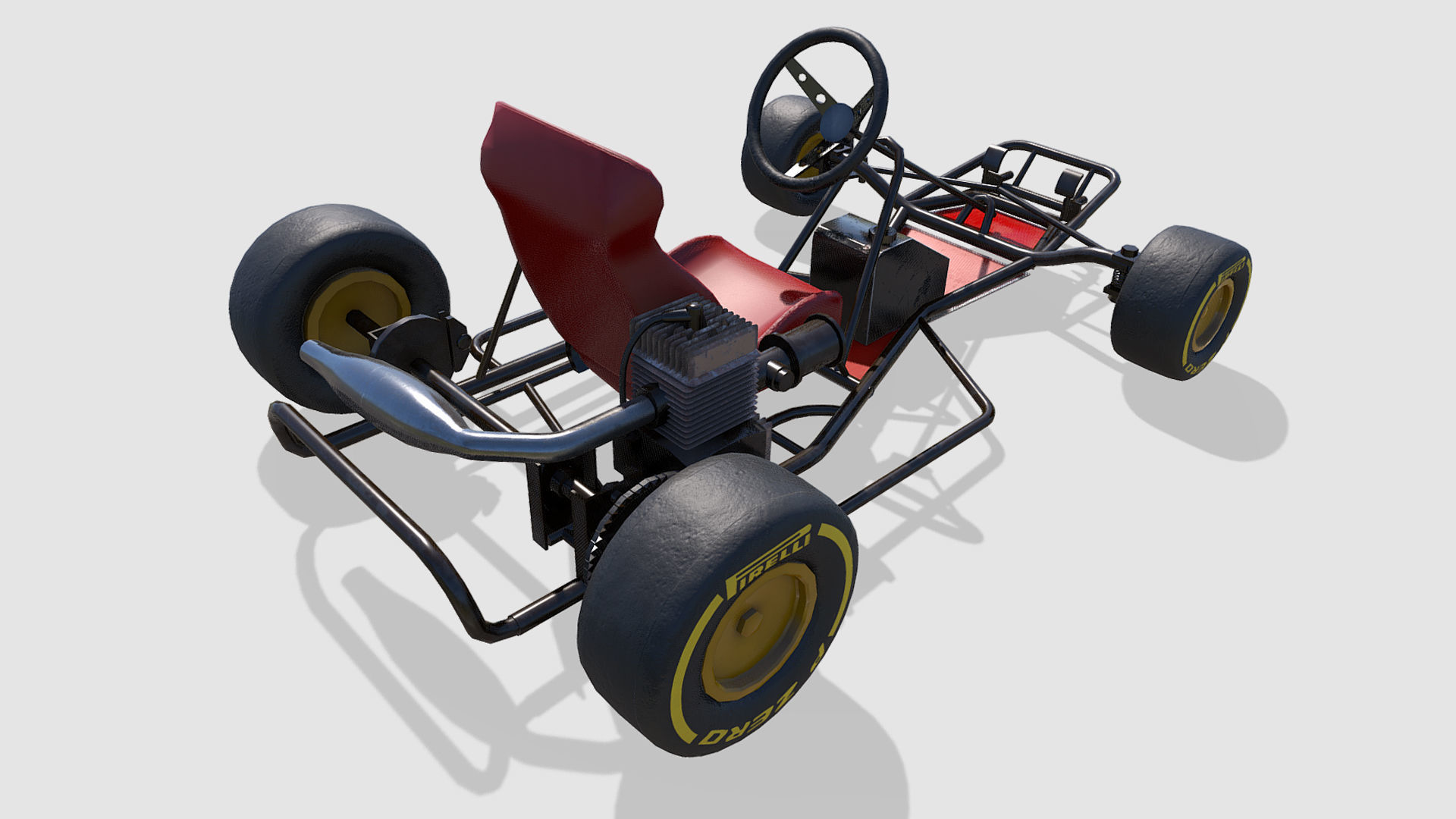 3D model Go Kart VR / AR / low-poly | CGTrader