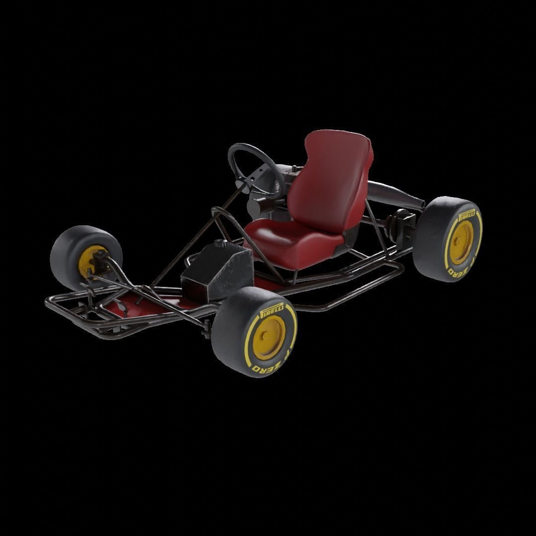 3D model Go Kart VR / AR / low-poly | CGTrader