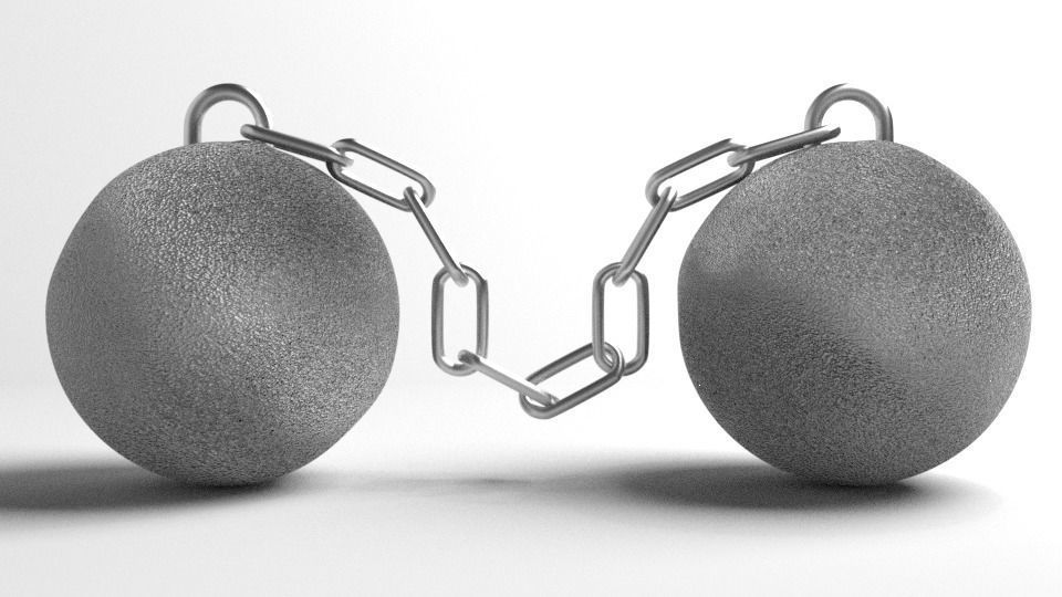 Cannonball - Chain-shot 3D model | CGTrader