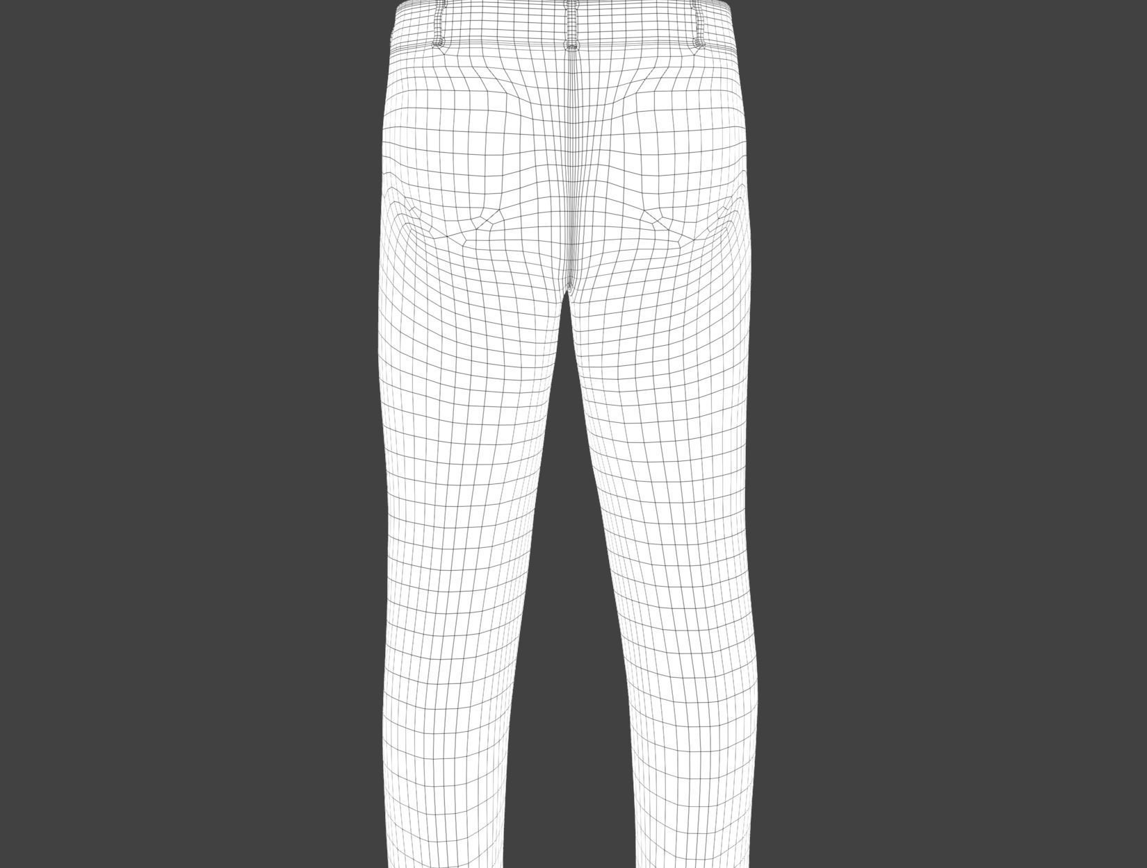 3D model TROUSERS denim pants VR / AR / low-poly | CGTrader
