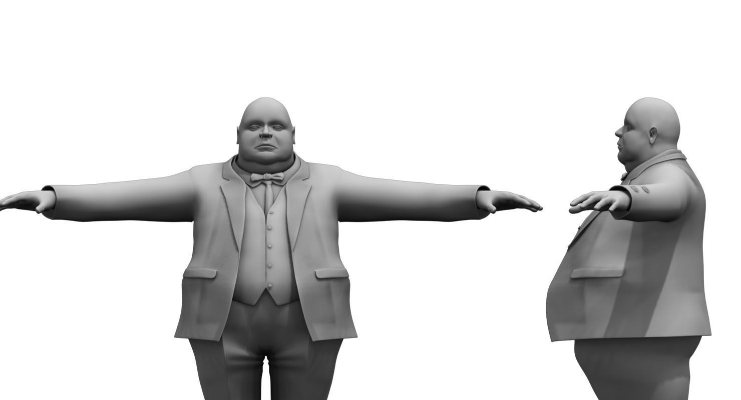 dwarf boss man 3d model 3D model | CGTrader
