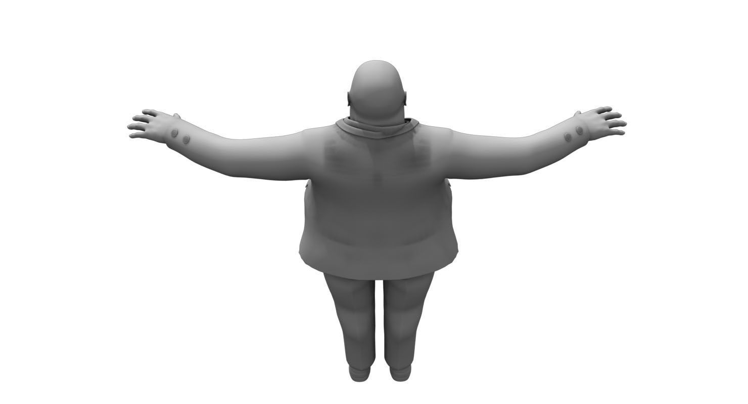 dwarf boss man 3d model 3D model | CGTrader