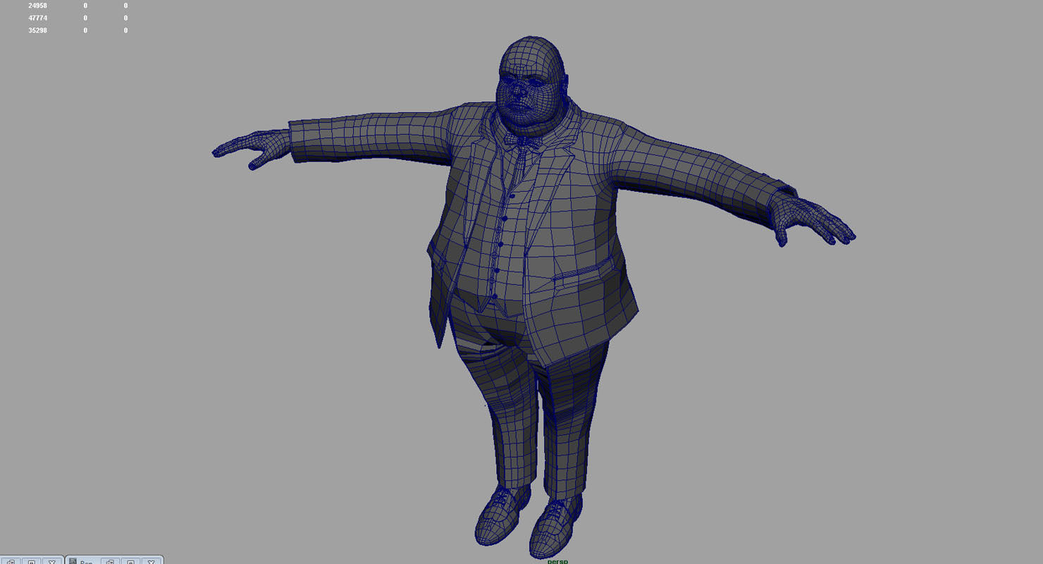 dwarf boss man 3d model 3D model | CGTrader