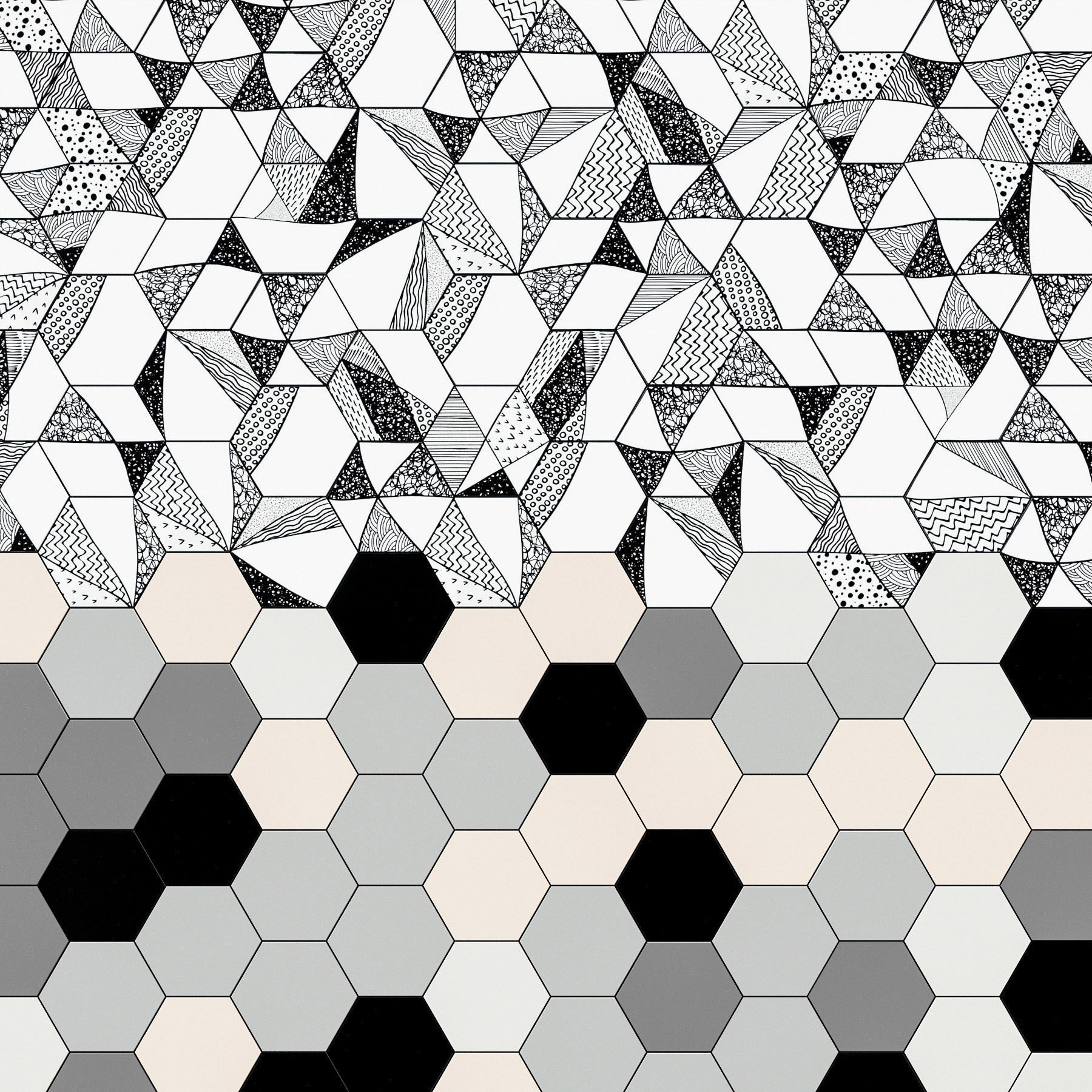Tile ITT Ceramic Comic and Hexa 3D model | CGTrader