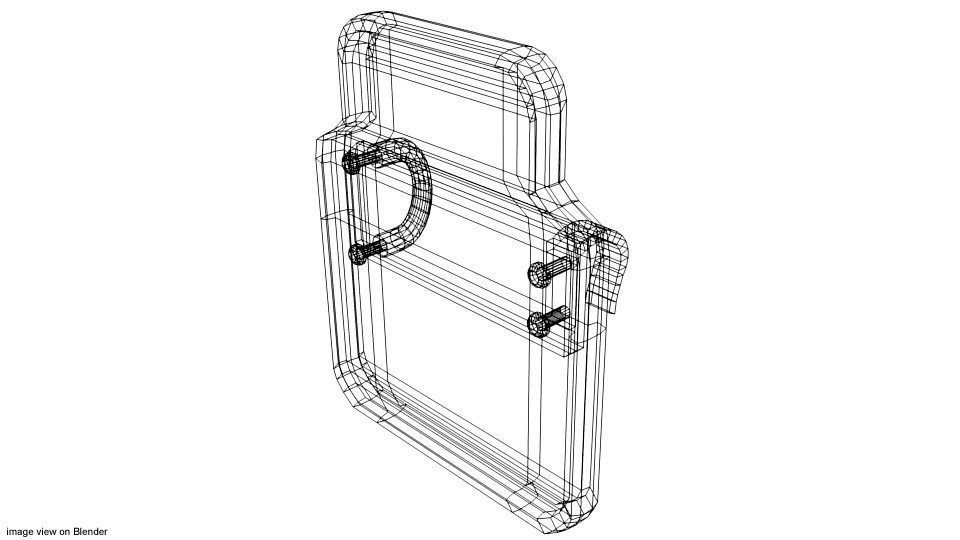 Personal Armor Shield - Small Ballistic Shield 3D model | CGTrader