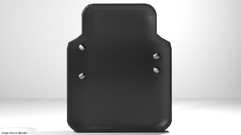 Personal Armor Shield - Small Ballistic Shield 3D model | CGTrader