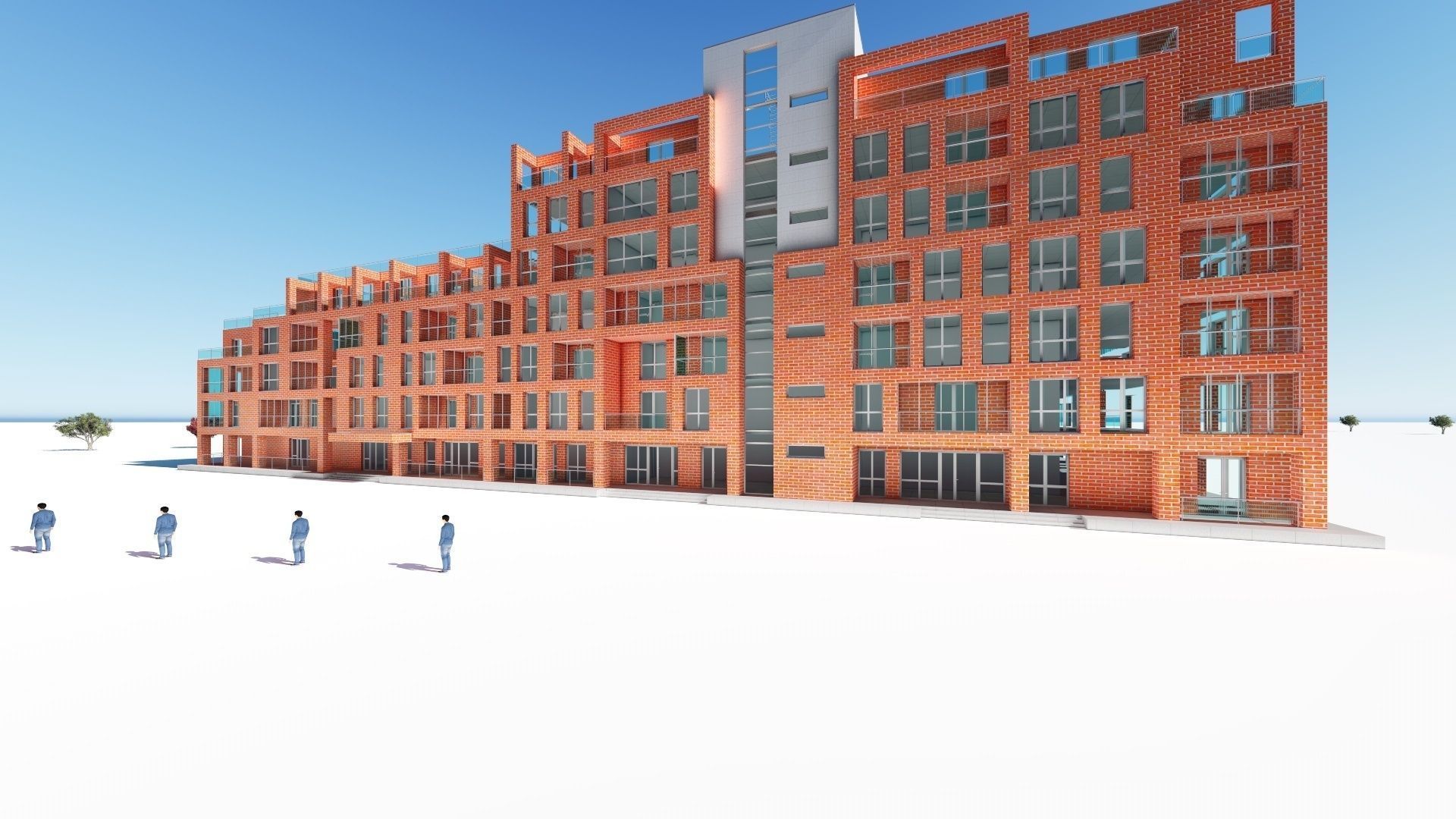 modern complex 3D model rigged | CGTrader