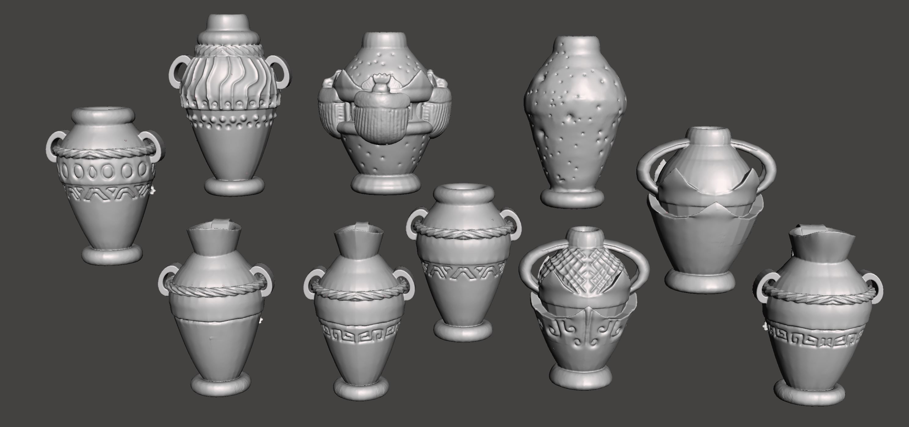 Ceramic and the Lion Chest 3D model 3D printable | CGTrader