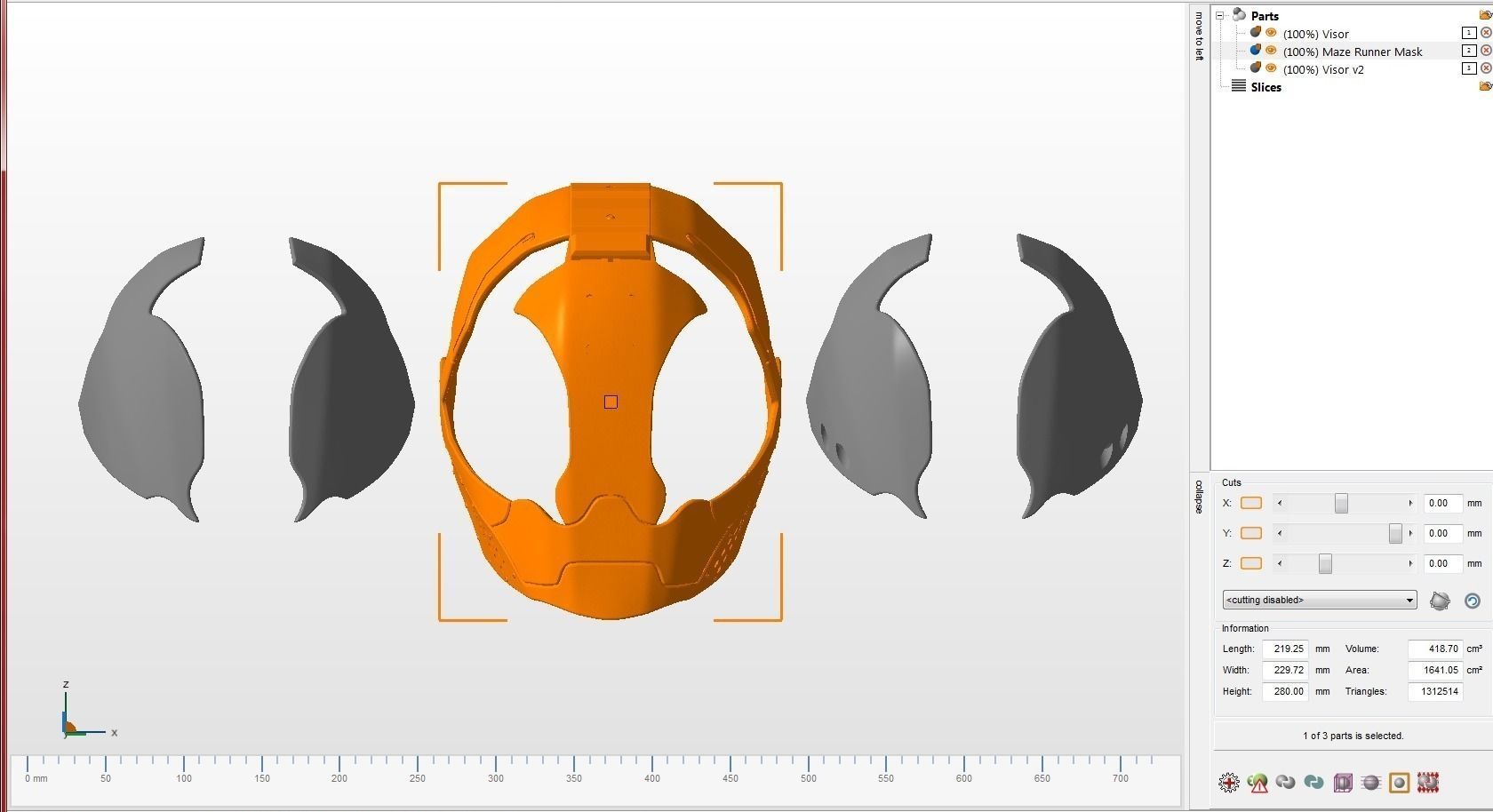 Maze Runner Mask 3D model 3D printable | CGTrader