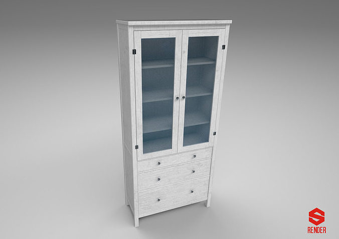 3D model White Cabinet Animated VR / AR / low-poly | CGTrader