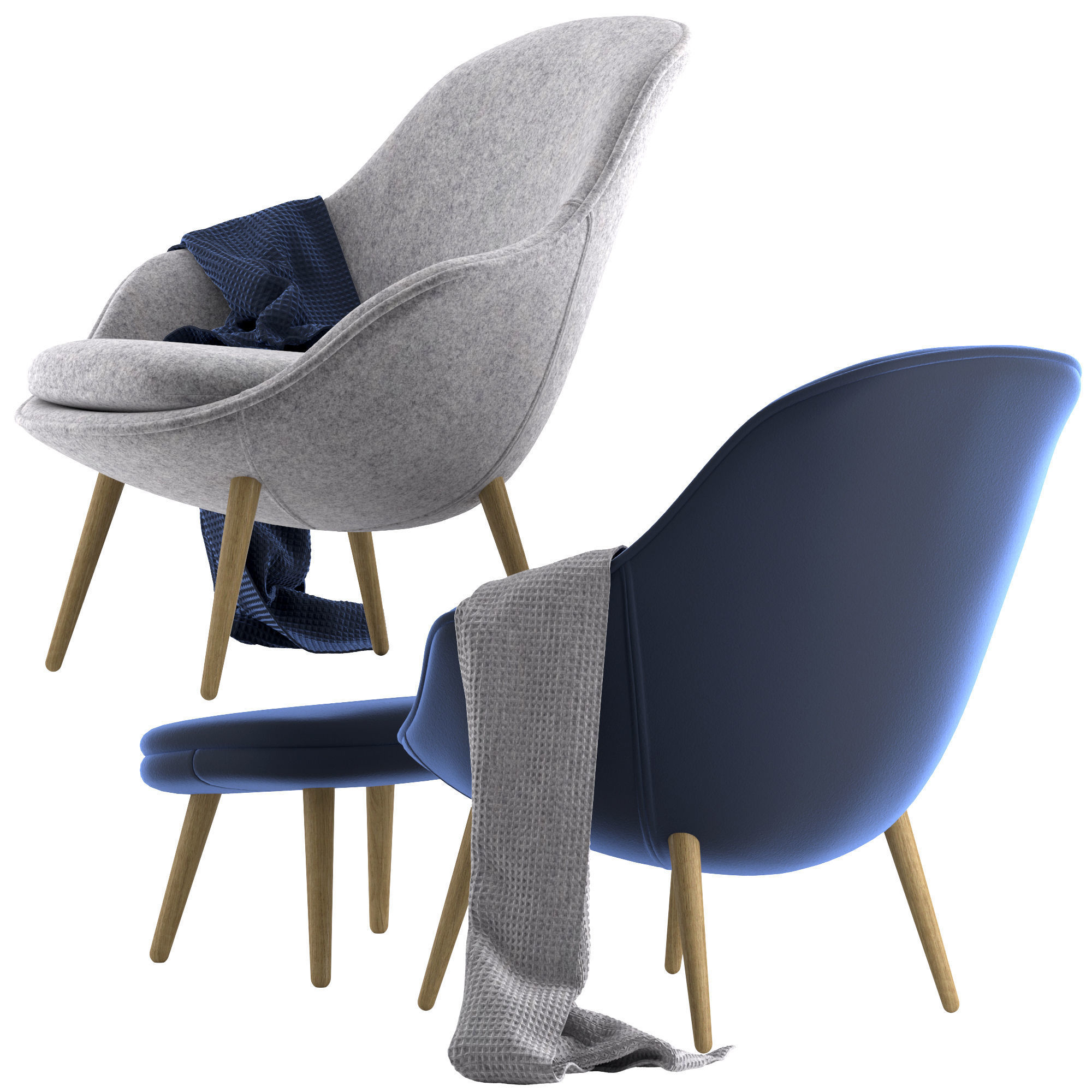 Boconcept-Adelaide living chair 3D model | CGTrader