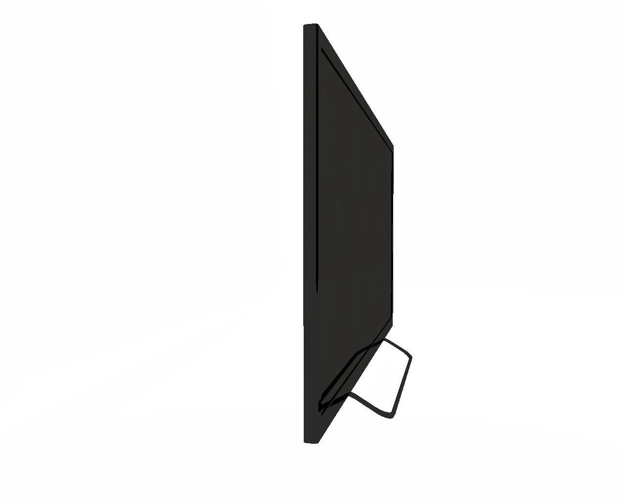 Plasma TV Simple 3D model | CGTrader
