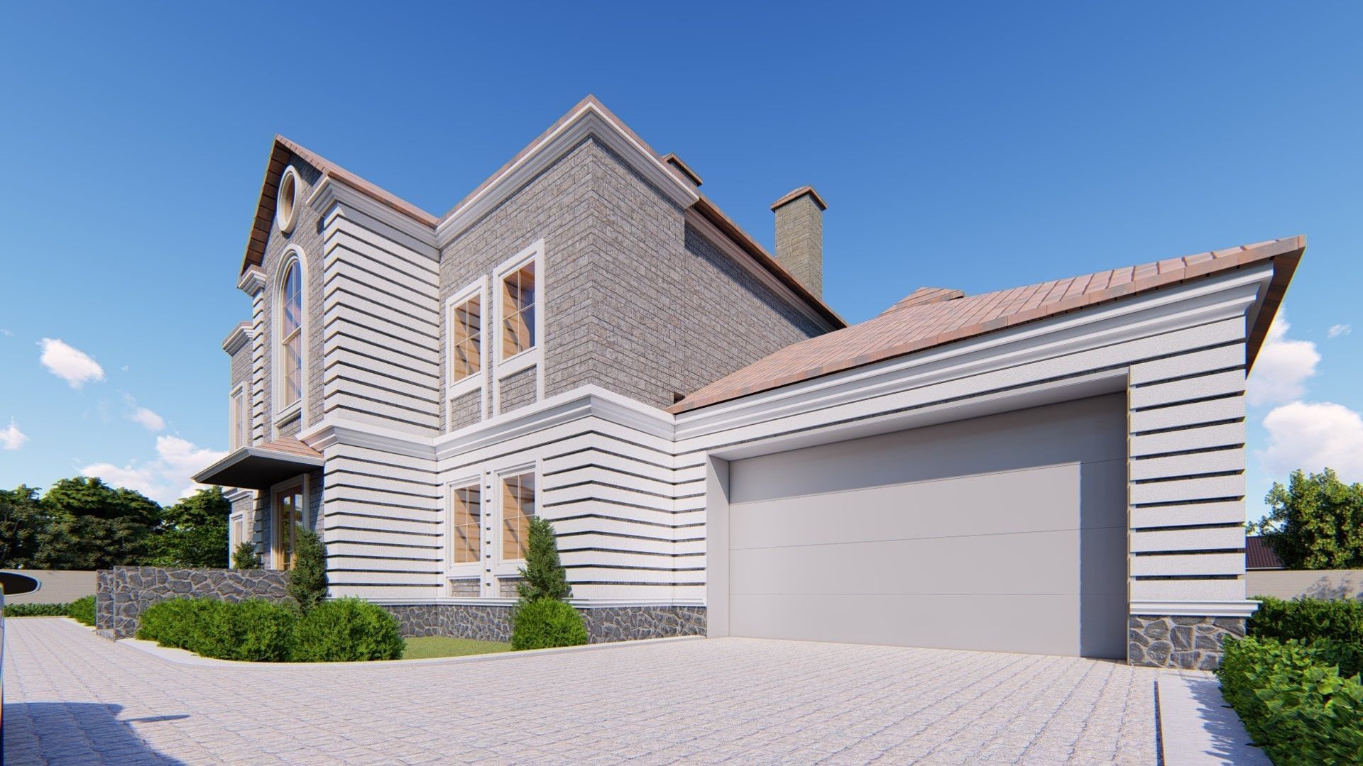 European House 3D model | CGTrader