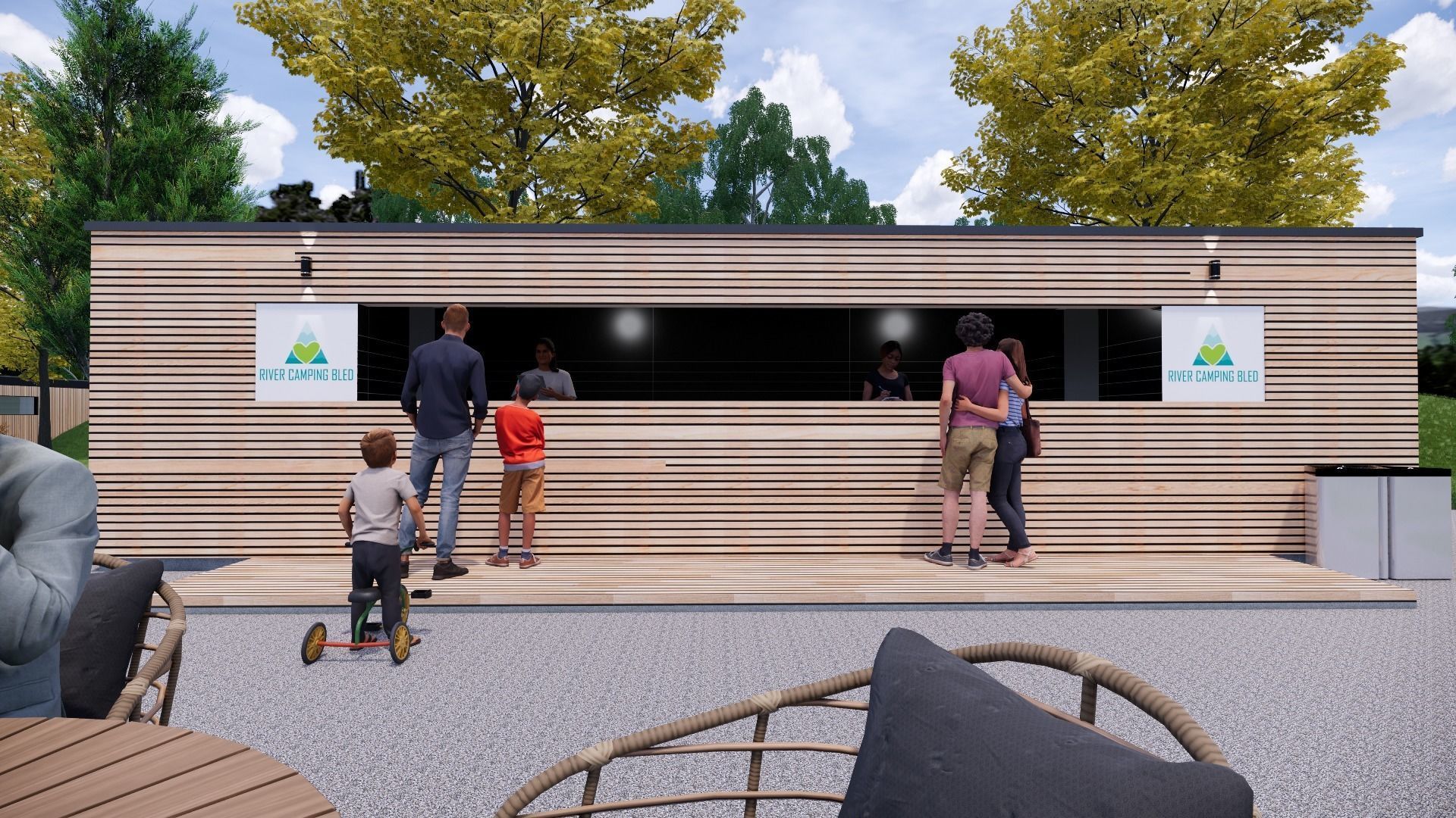 Mobile Kitchen bar fast food restaurant free 3D model | CGTrader