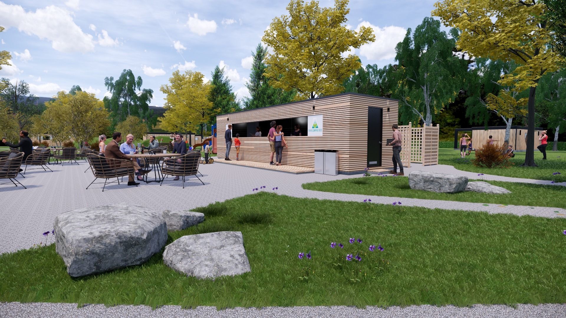 Mobile Kitchen bar fast food restaurant free 3D model | CGTrader