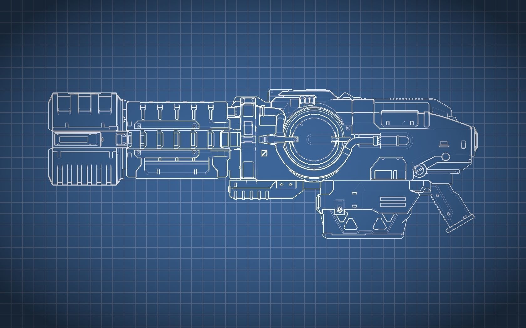 DOOM Eternal PlasmaGun 3D model 3D printable | CGTrader