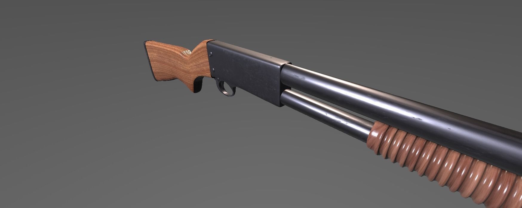 Ithaca ShotGun 3D model | CGTrader