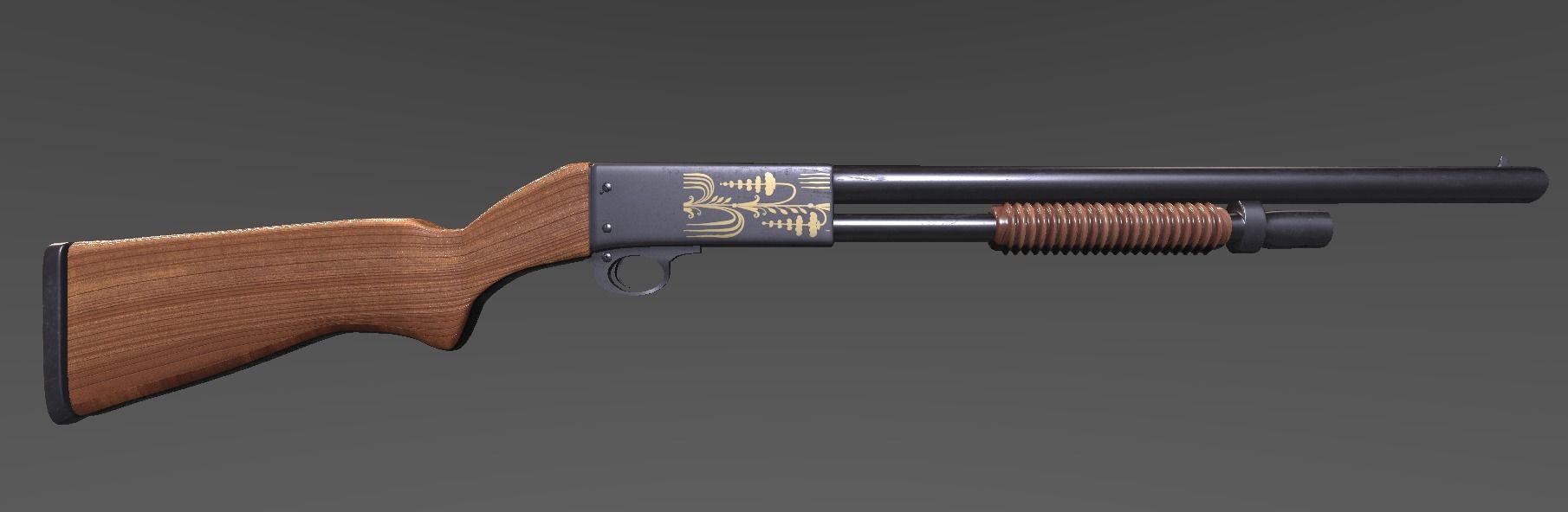 Ithaca ShotGun 3D model | CGTrader