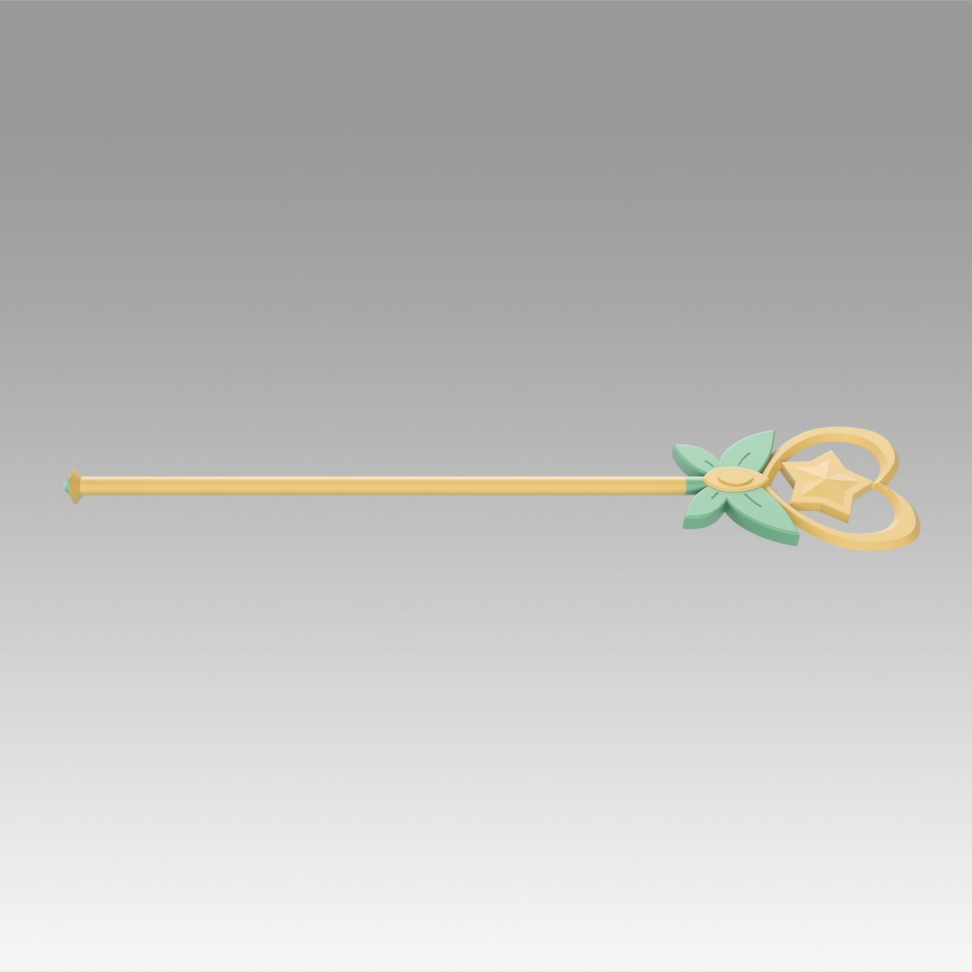 League of Legends LOL Star Guardian Staff Cosplay Weapon Prop 3D model ...
